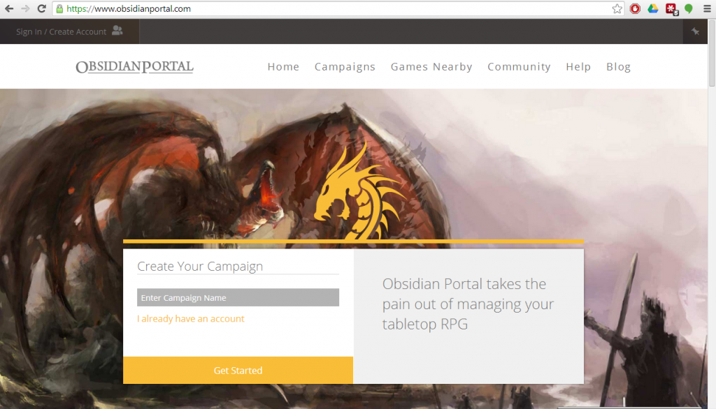 The new Obsidian Portal: A first look – Stargazer's World